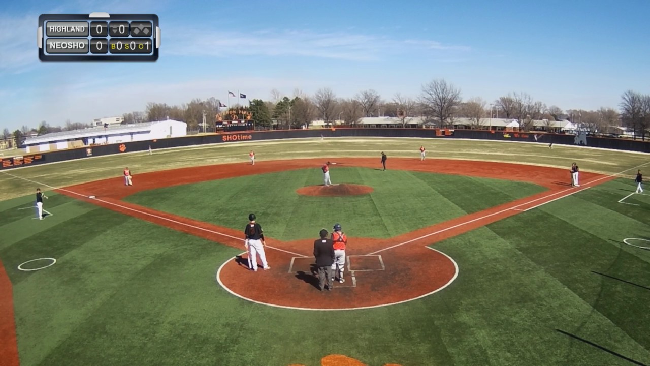 Neosho County Baseball vs. Highland (IL) - YouTube