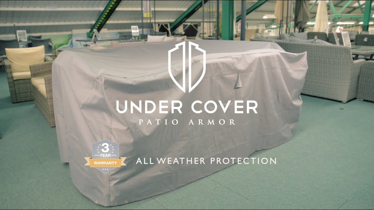 Large Garden Table Cover - Under Cover Protect - YouTube