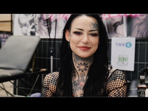 Tattoo Artist and Model Justyna at the Amsterdam Tattoo Convention
