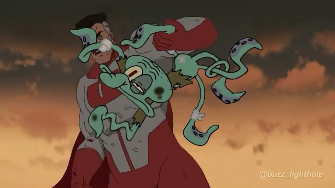 I'm Ready When You Are |Omni-man Beats Squidward |INVINCIBLE - YouTube