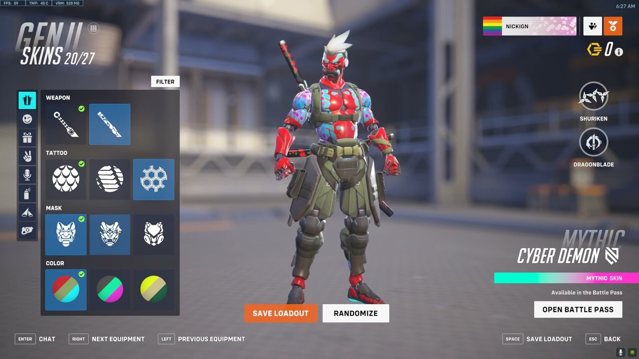 Overwatch 2: All Genji Mythic Skin Combos! - YouTube