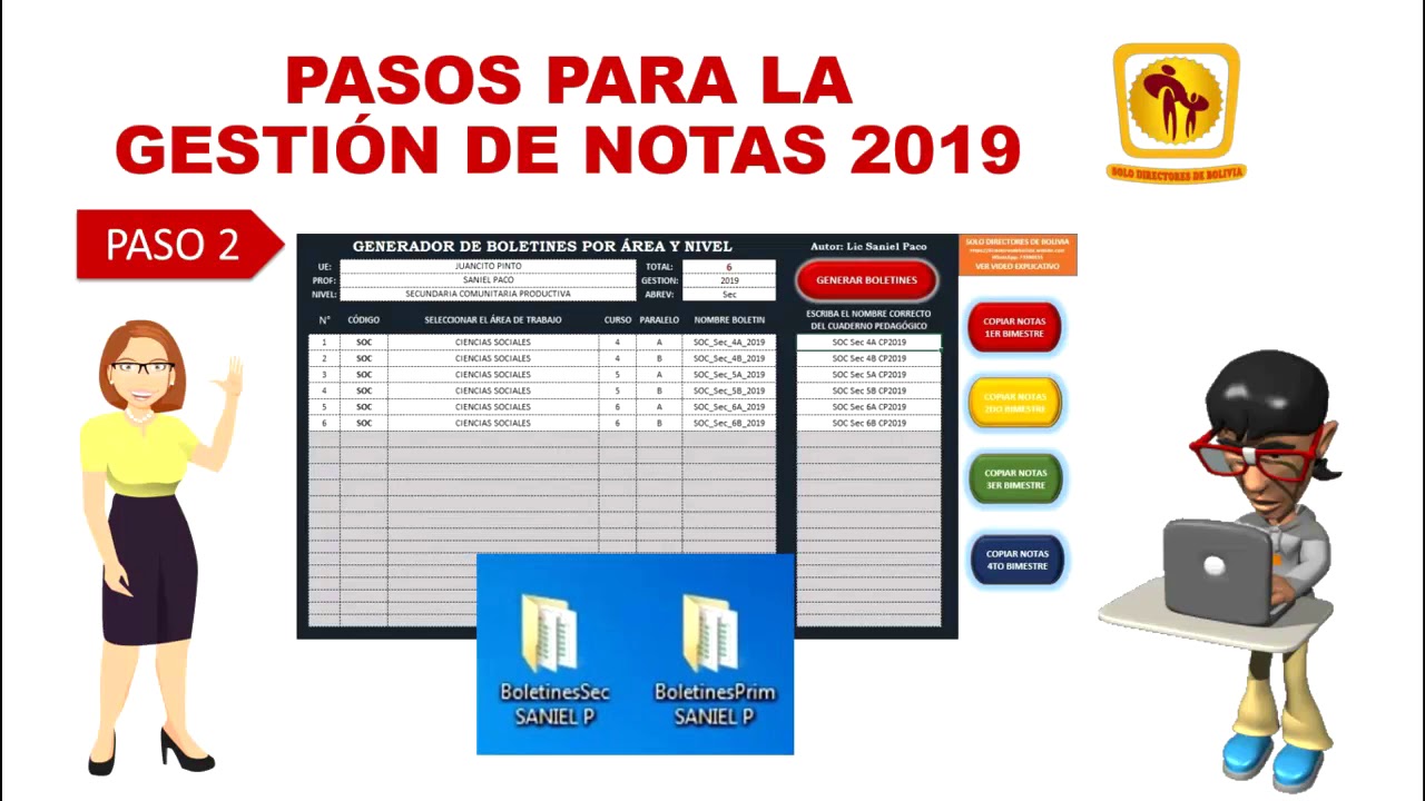 GESTOR DE NOTAS 2019 - YouTube