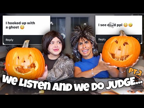 CARVING PUMPKINS W/ LOUIE🤣😭