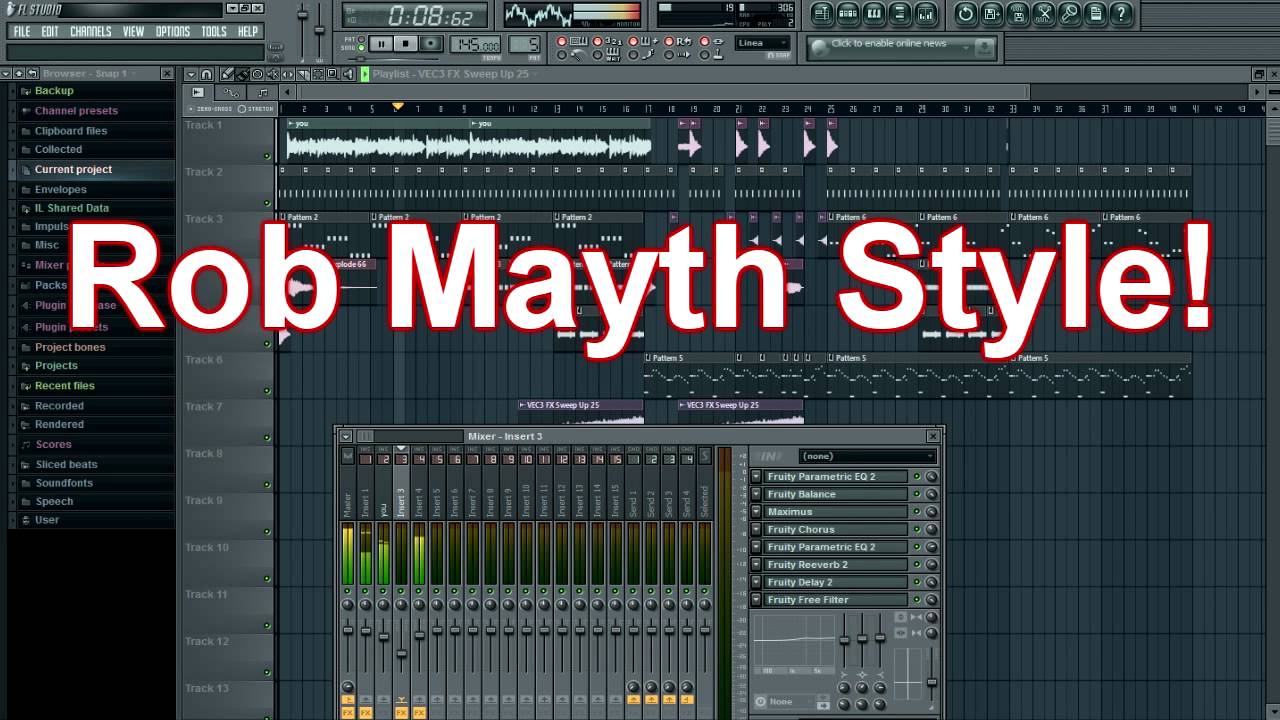 Fl Studio: Rob Mayth Style / Hands Up / Free Flp - YouTube
