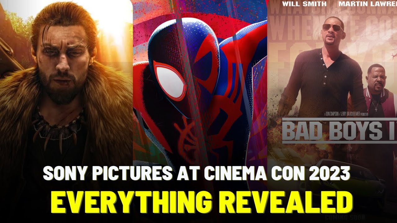 Sony Pictures at CinemaCon 2023 Everything Revealed - YouTube