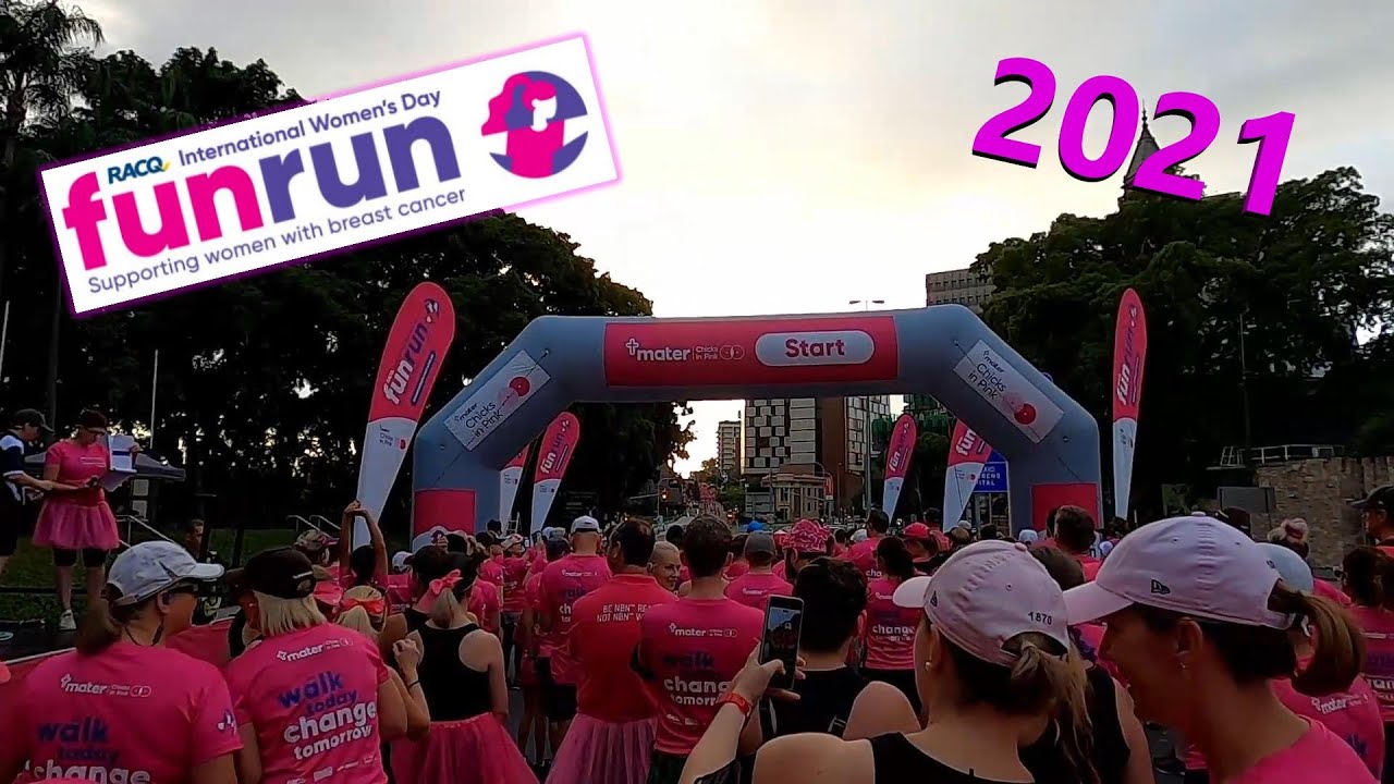 Family day at the RACQ International Women's Day Fun Run in 2021 ...