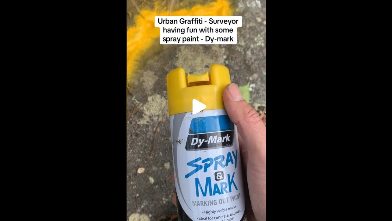 How to paint survey marks properly. - YouTube