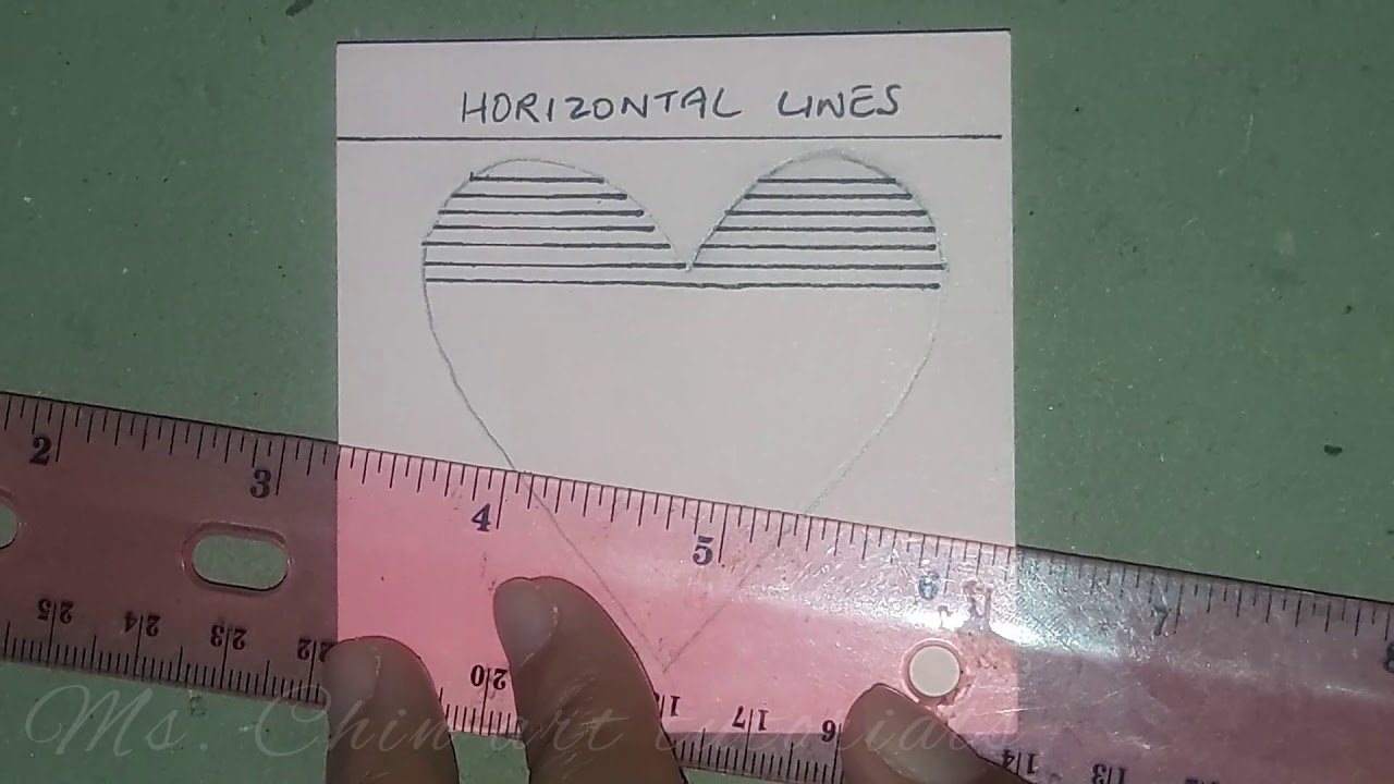 How to draw Horizontal Lines - YouTube