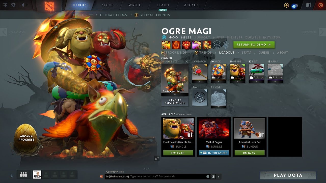 (SOLVED) DOTA 2 FPS DROP OGRE MAGI IMMORTAL (GIMLEK DECANTER) & ARCANA ...