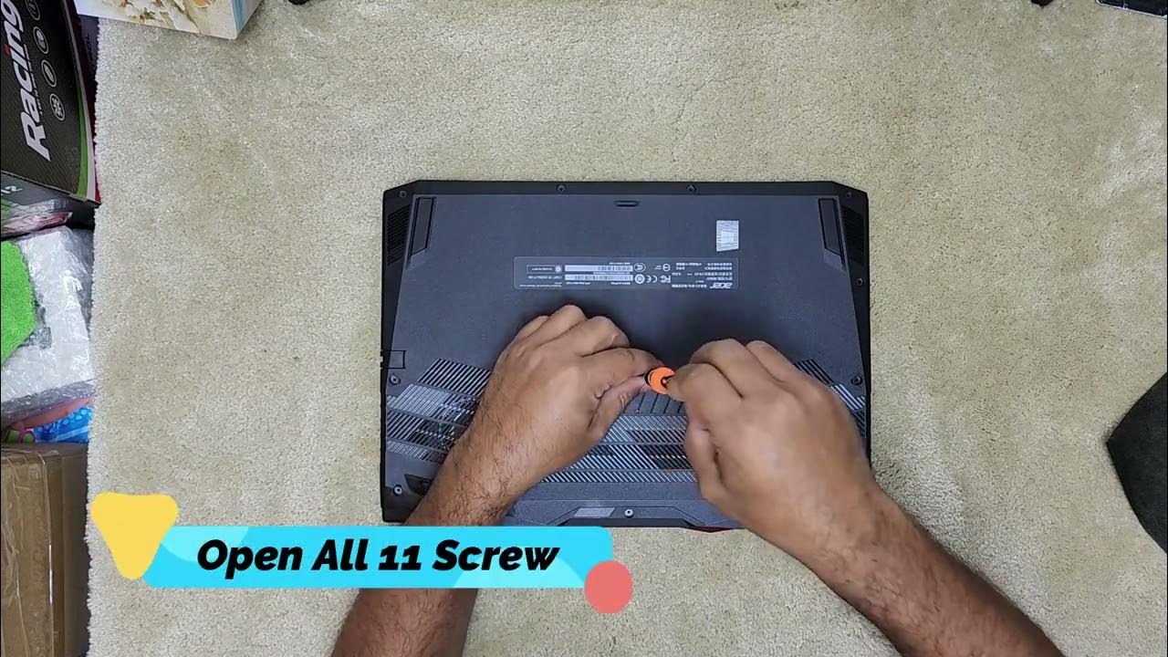 🛠️ Acer Nitro 5 AN515 45 Gaming Laptop Disassembly & Upgrade Options - YouTube
