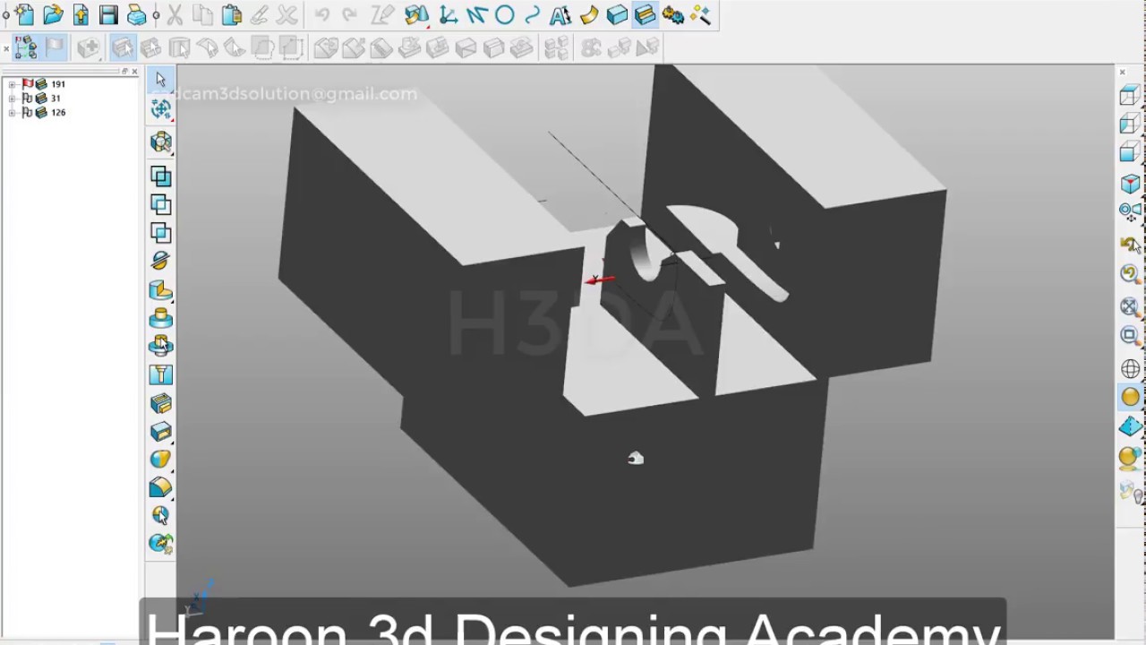 Machine Assembly Part With Mold Designing in Powershape | Powershape - YouTube