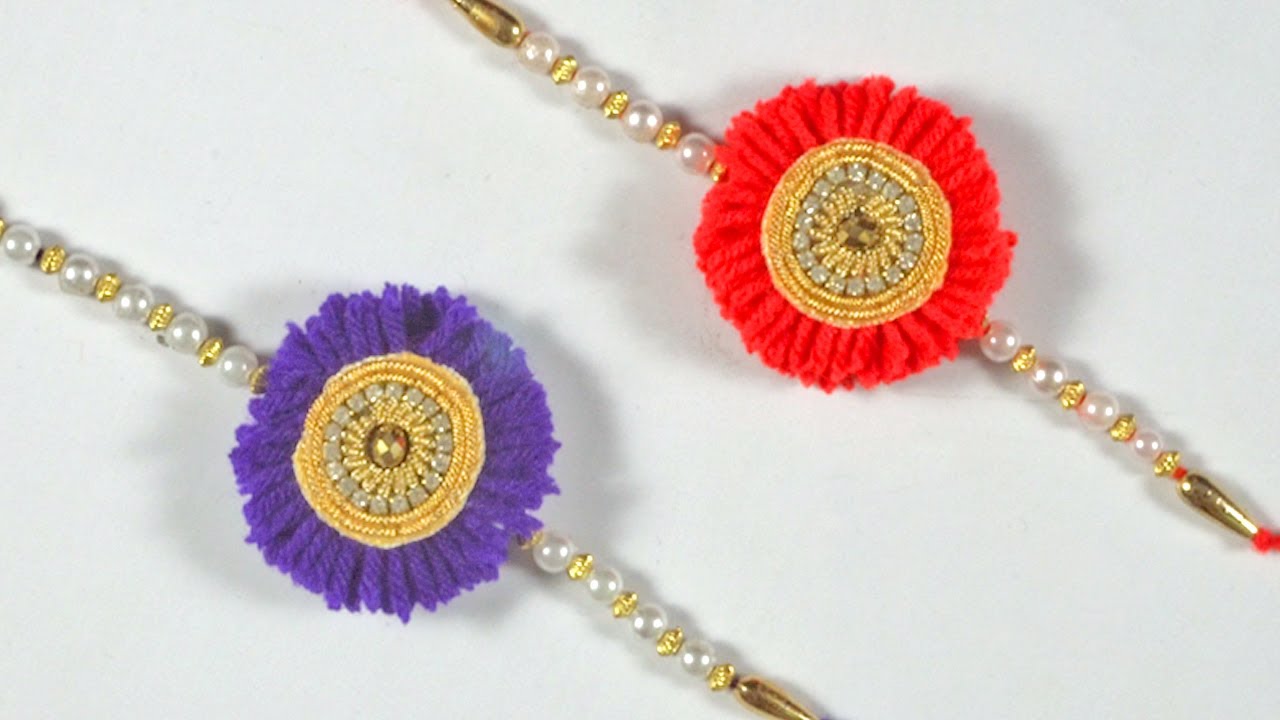 Making of Beautiful RAKHI - YouTube