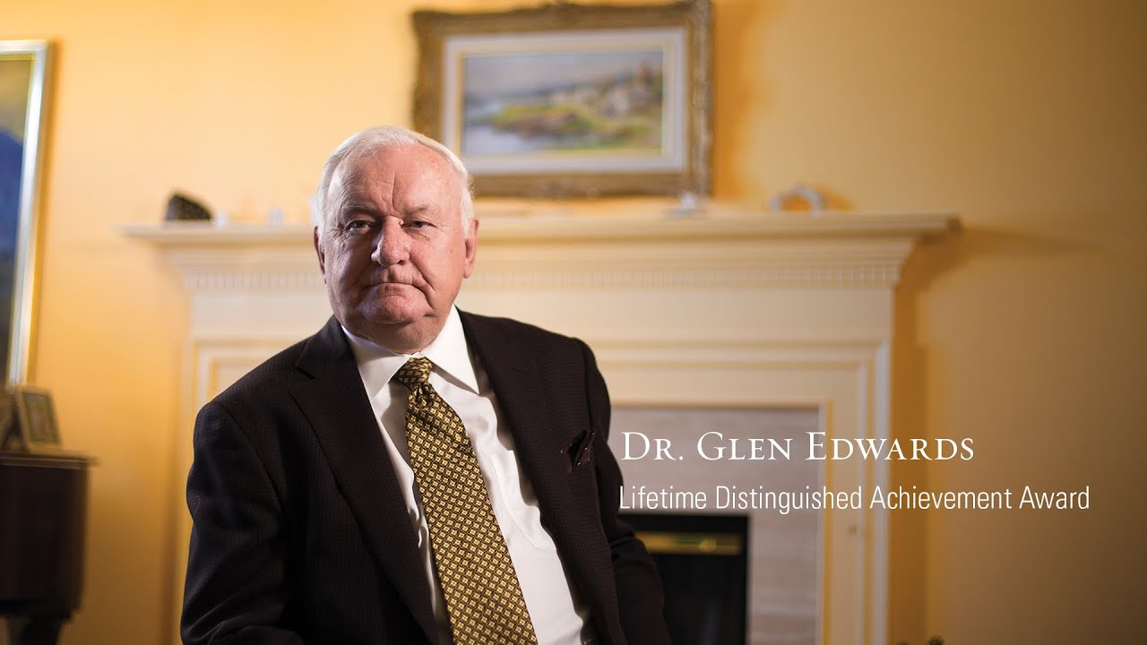 Dr. Glen Edwards — Lifetime Distinguished Achievement Award - YouTube