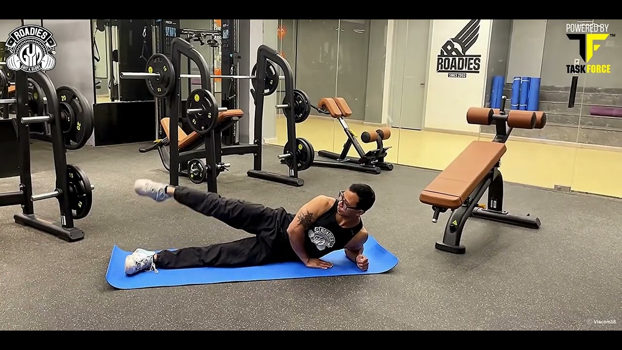 Side Lying Leg Raise With Front & Back Toe Taps! - YouTube