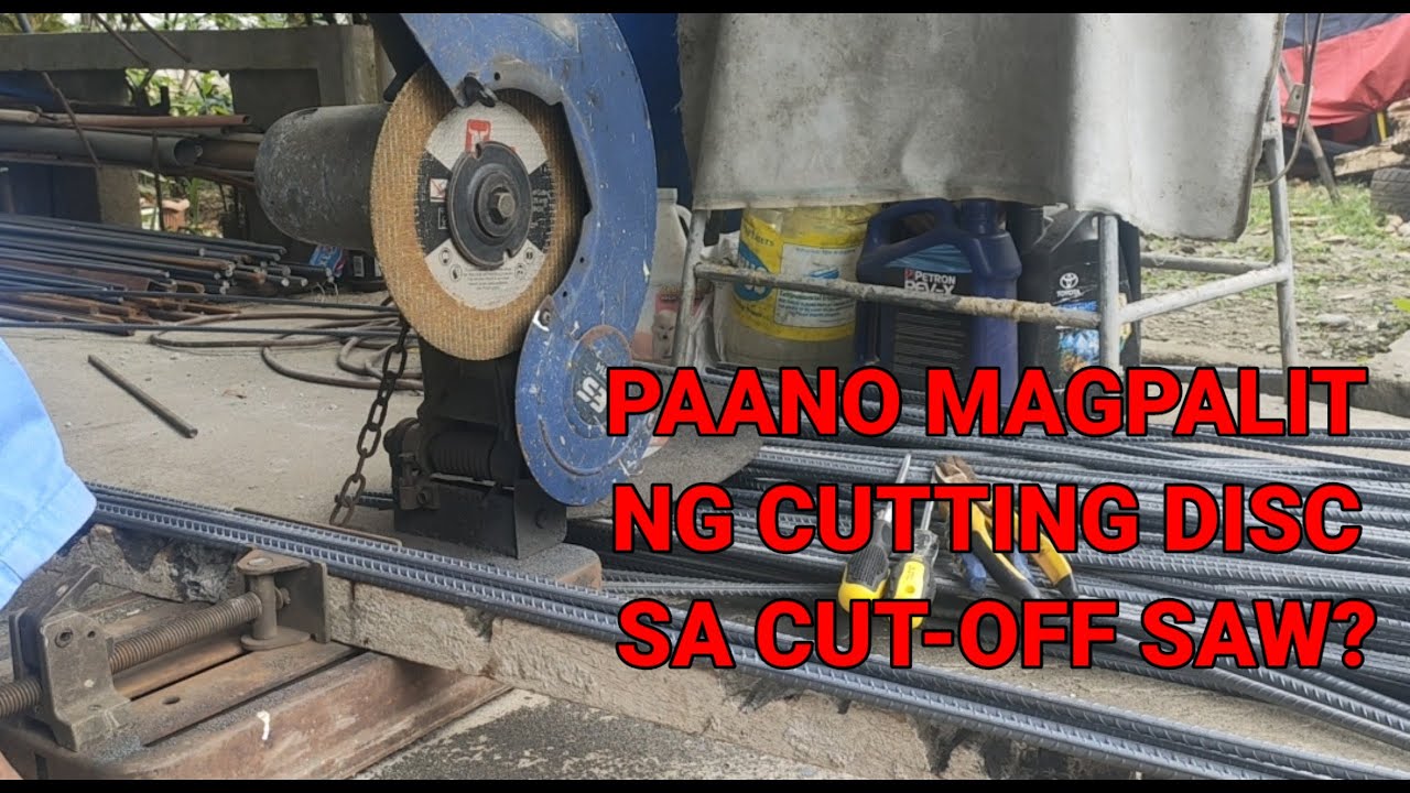 Replacing Cutting Disc of Cut-Off Saw - YouTube