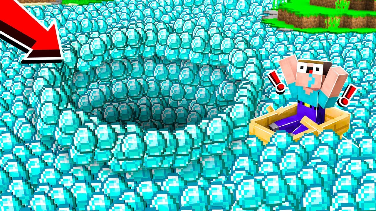 NOOB Build DIAMOND POOL To GET NEW GIRLFRIEND! (Minecraft) - YouTube