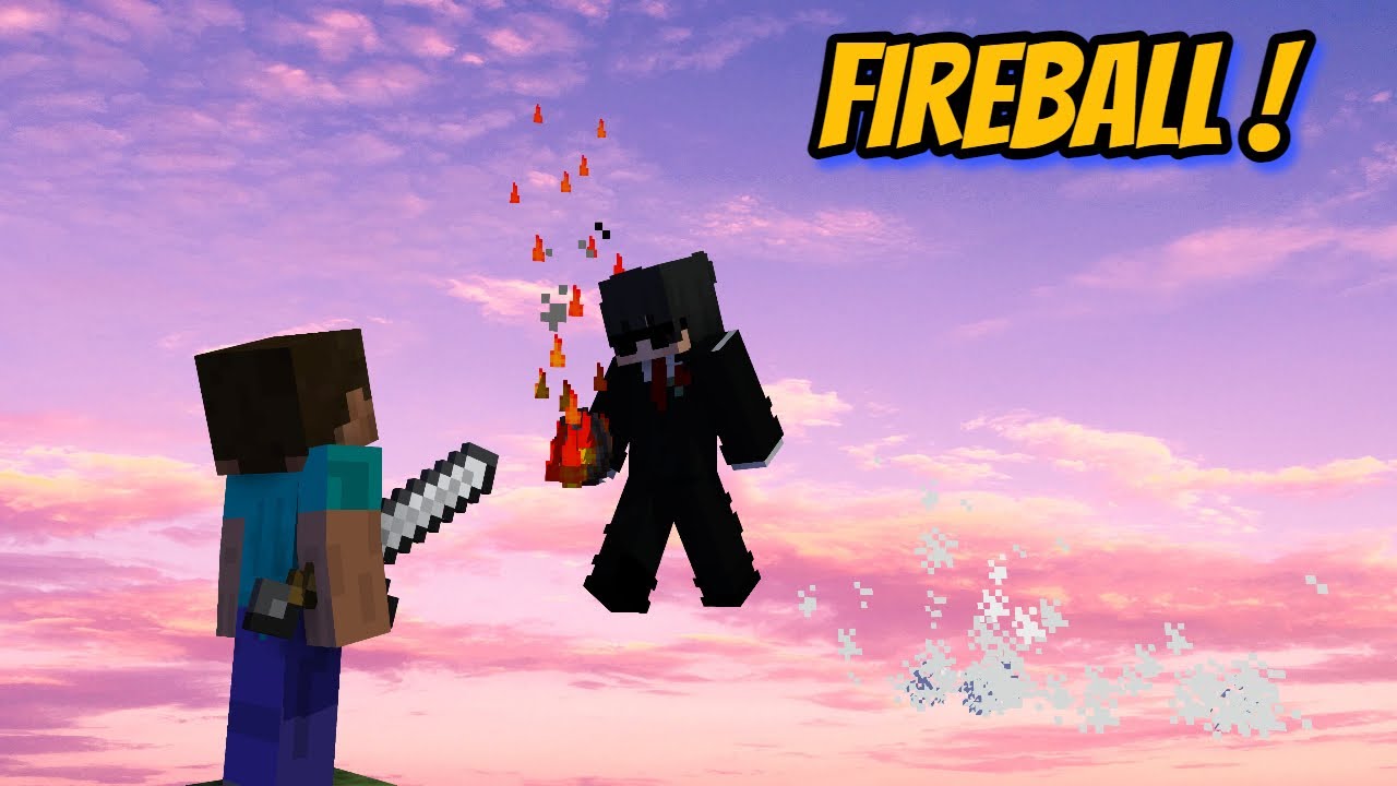 Epic Minecraft Fireball Fight: Battle for Survival in a Blazing War ...