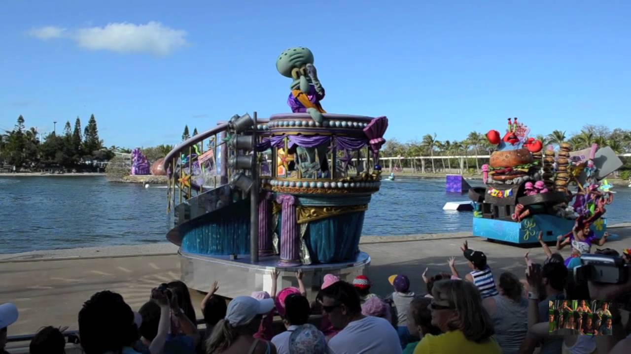 Spongebob Paradepants tacular Sea World Australia Part 3 - YouTube