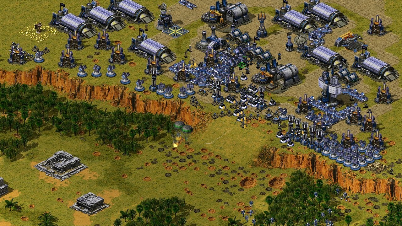 Red Alert 2 | Extra Hard AI mod | America vs 7 random | Kongtigo and ...