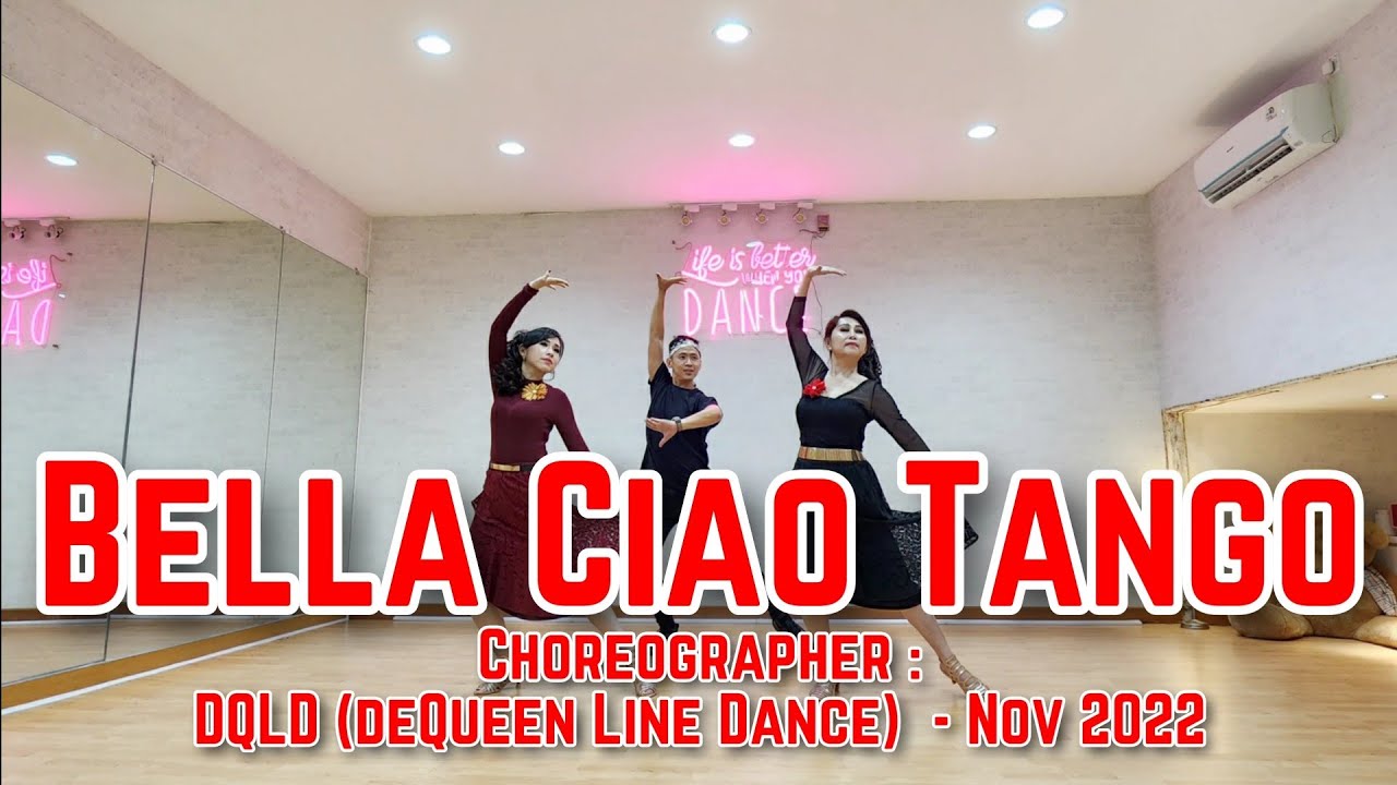 Bella Ciao Tango | LINE DANCE | Low Intermediate | DQLD (deQueen Line ...