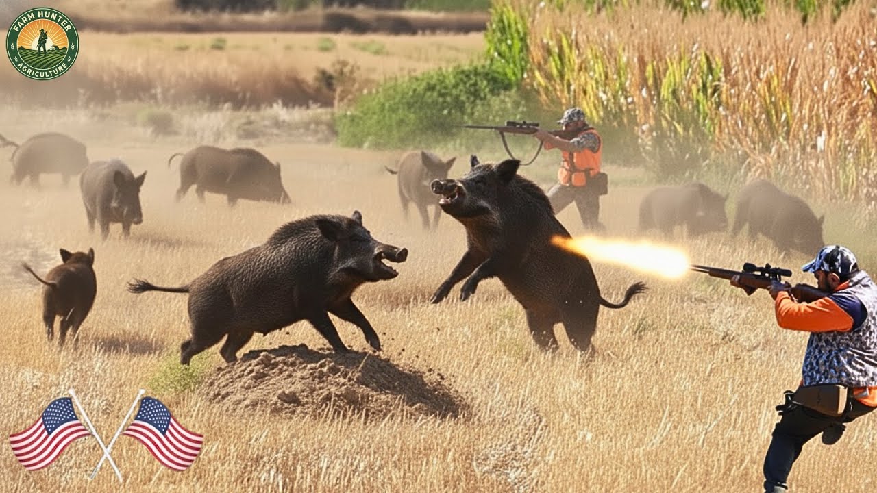 INSANE Boar Attack! Hunter Faces a Danger Counterstrike! | wild boar ...