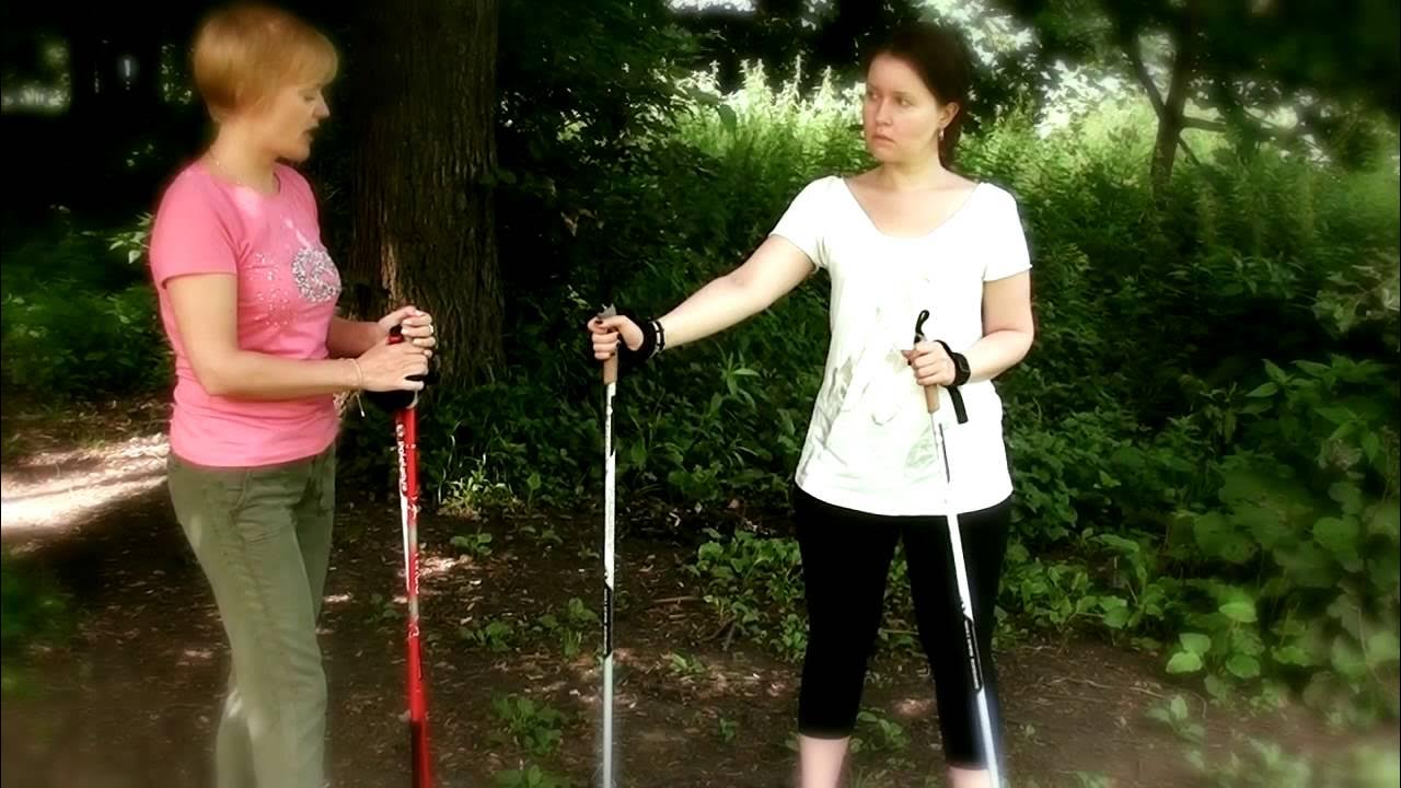 Палки для скандинавской ходьбы - YouTube