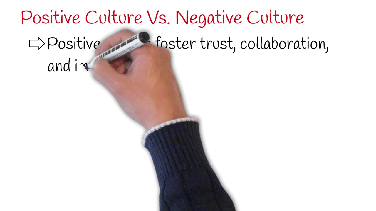Positive Culture Vs Negative Culture - YouTube