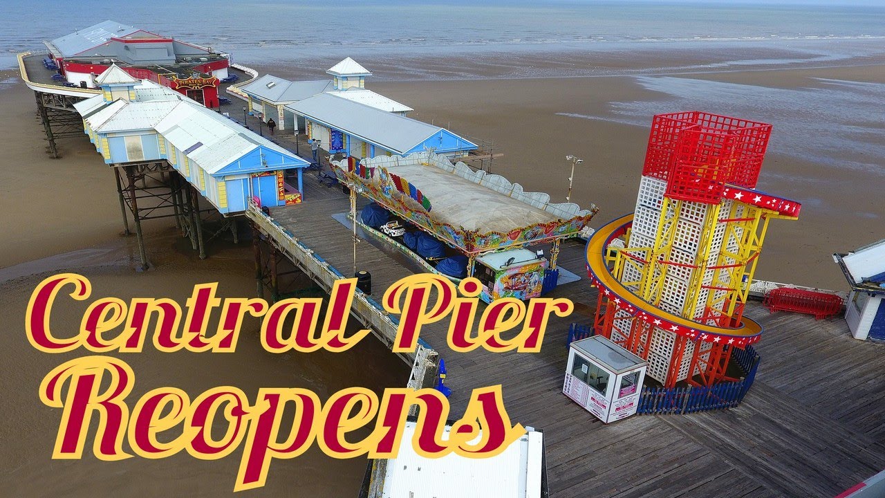 Central Pier reopens after Fire - YouTube