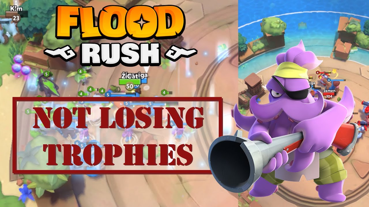 Flood Rush (OPEN BETA) | Pushing some trophies - YouTube