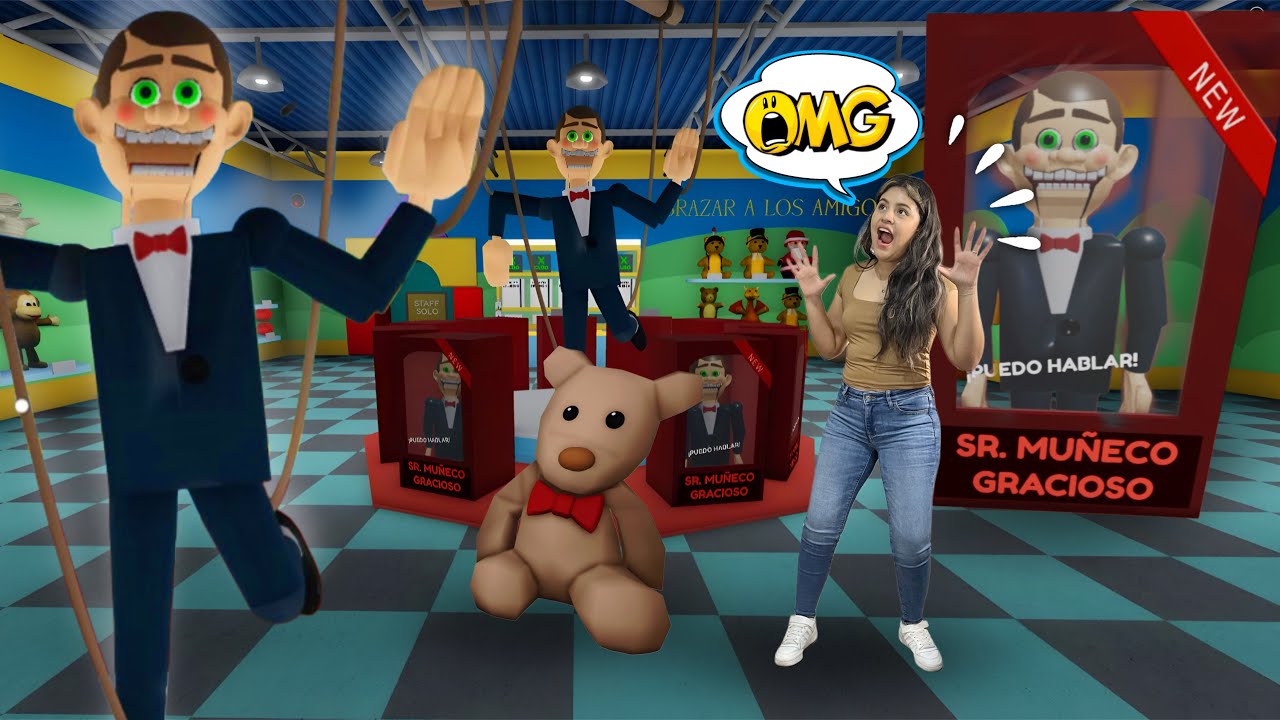 ESCAPA De La JUGUETERIA Del SR MUÑECO GRACIOSO! | Obbys Roblox | Tanny ...