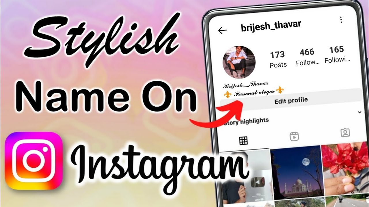 Instagram par stylish name kaise likhe ! how to make stylish text in ...