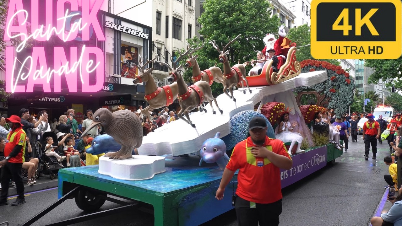 Santa Parade Auckland 2025 | 4K | Full Parade - YouTube
