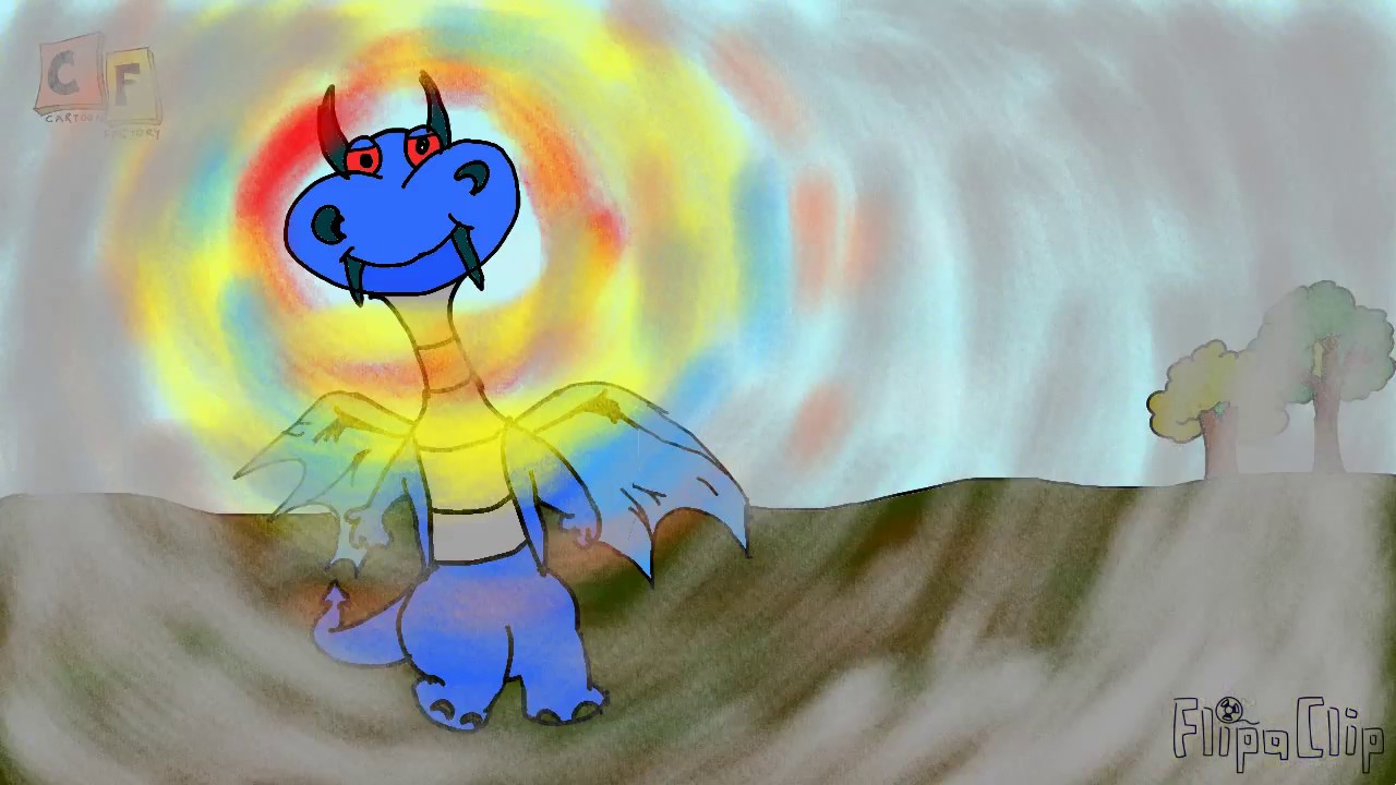 Hello to Dragon -- Flipaclip animation No.4 - YouTube