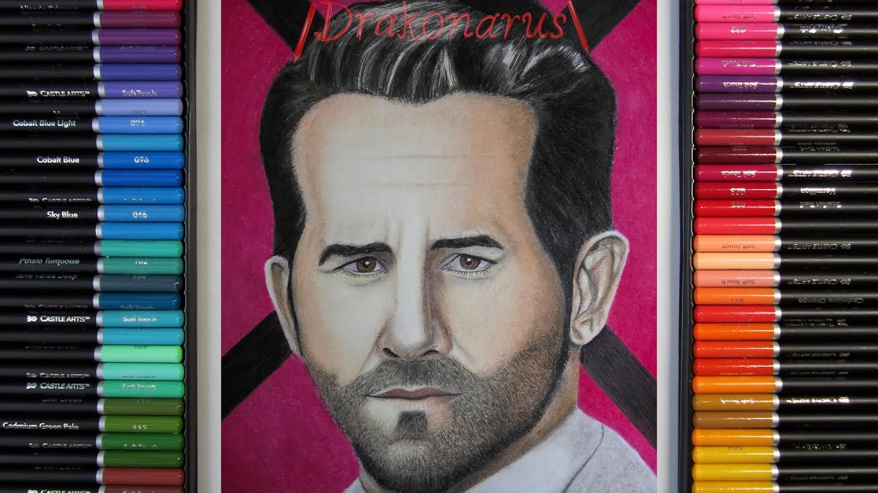 Drawing Ryan Reynolds as Nolan Booth - Red Notice [4K/UHD] - Drakonarus ...