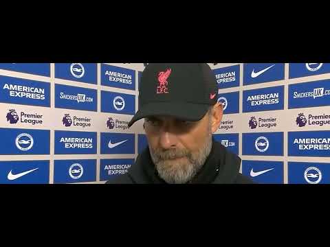 This is really low point I can remember worst game Jurgen Klopp Post match Brighton vs Liverpool