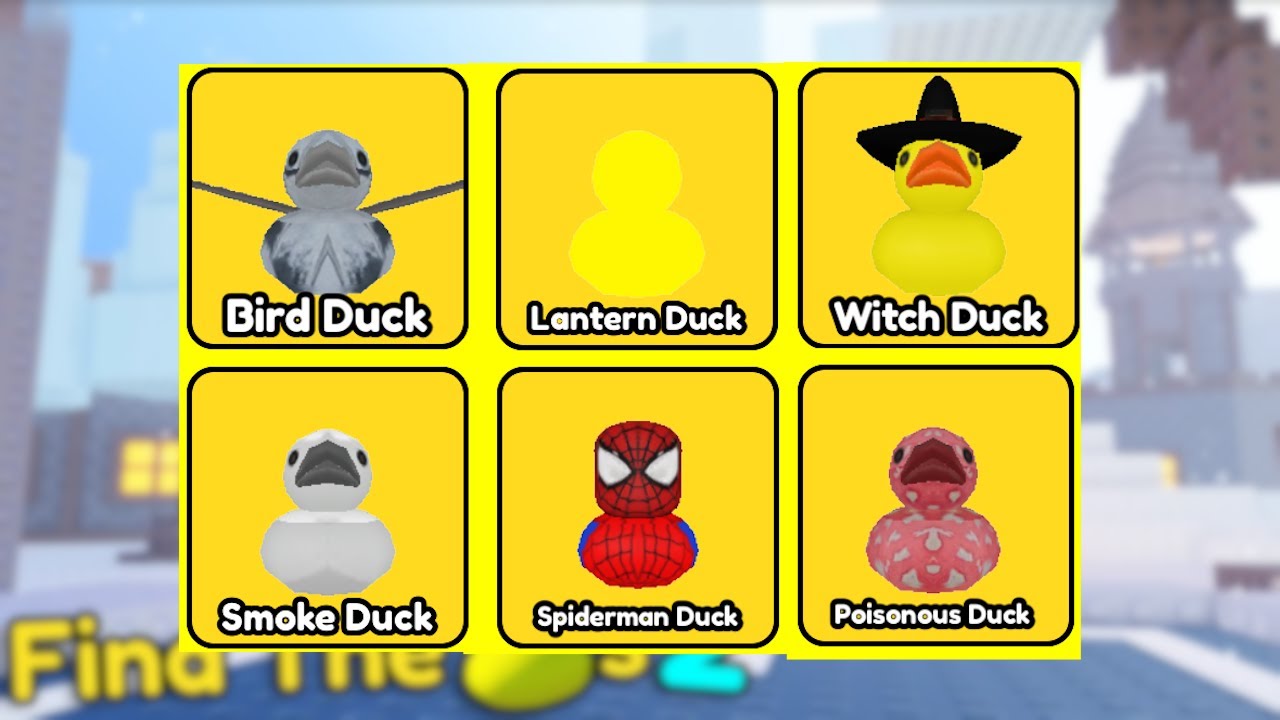 HOW to get ALL NEW 6 DUCKS! Lantern, Bird, Poisonous, Smoke.. Roblox ...