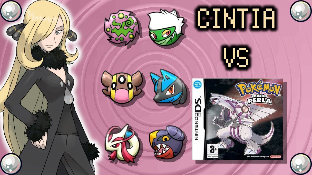 ¿Cómo de FÁCIL el equipo de Cintia COMPLETA Pokémon Perla? - YouTube