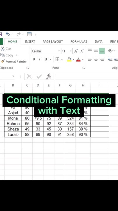Take Your Excel Skills to the Next Level with Conditional Formatting #conditionalformatting # ...