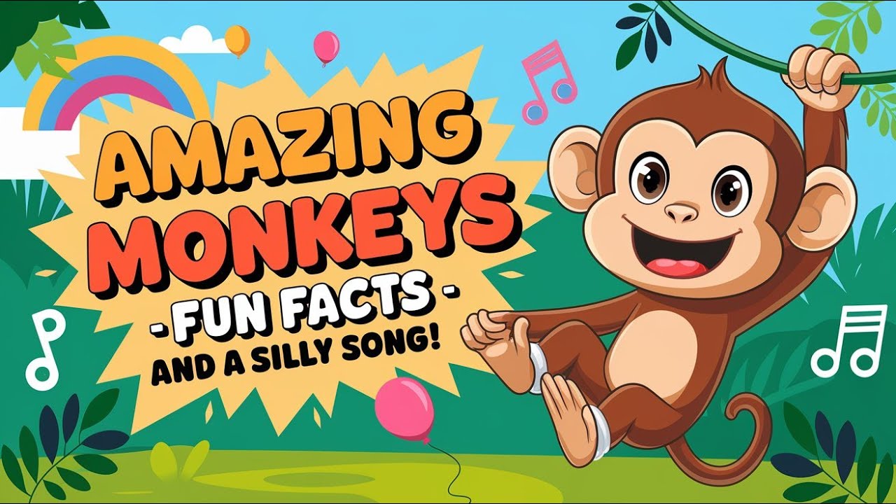 Amazing Monkeys - Fun Facts and a Silly Song! - YouTube