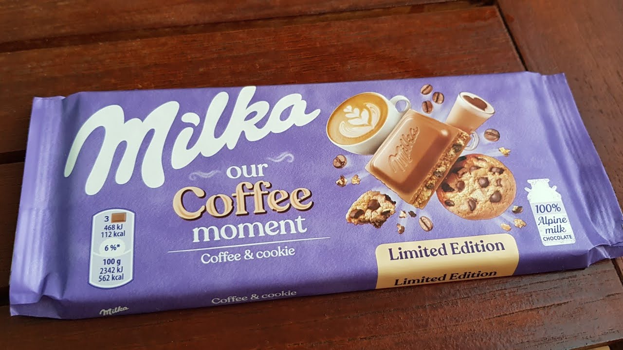 Milka Coffee & Cookie limited edition chocolate Unboxing 2021 our ...