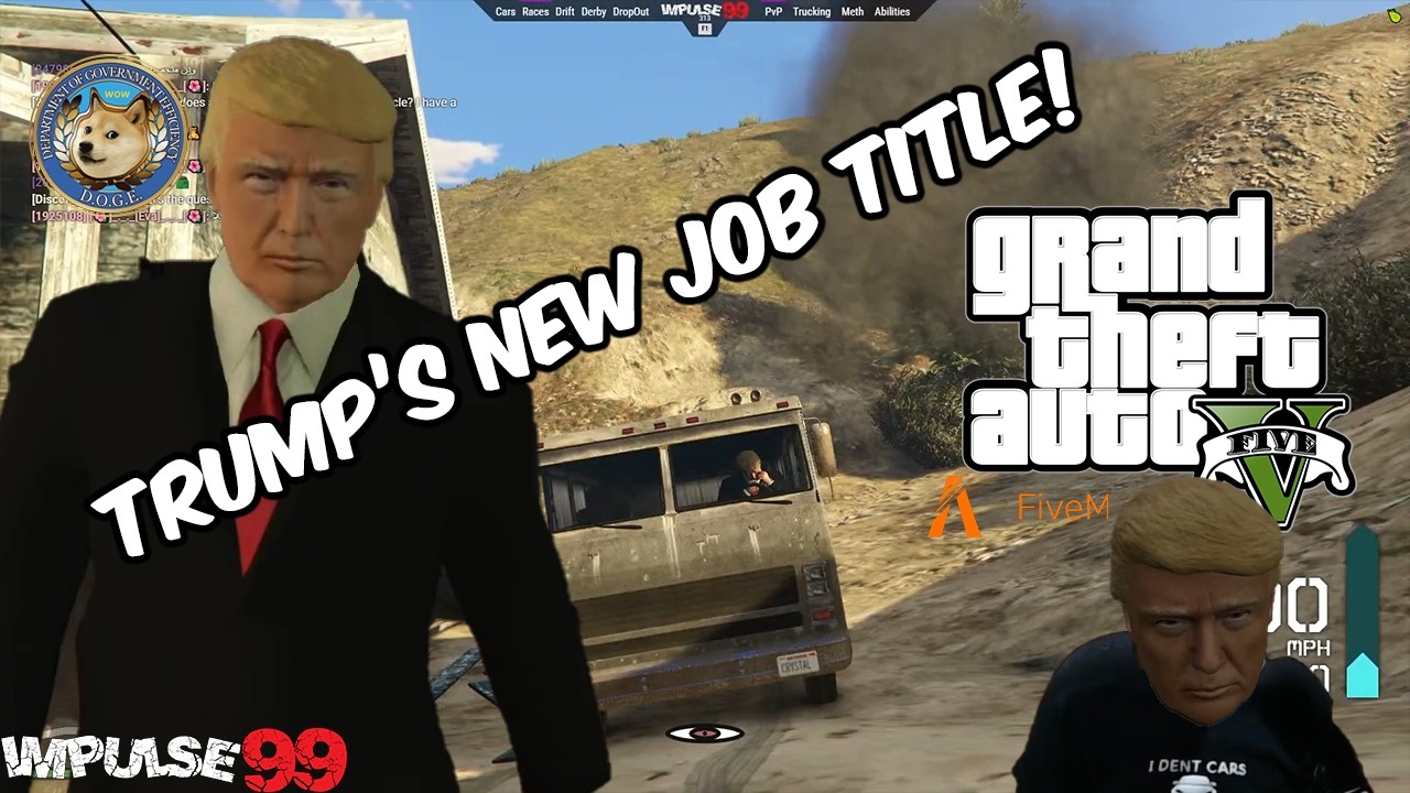 I played as Trump, an started a New Job in GTA | Five M - YouTube