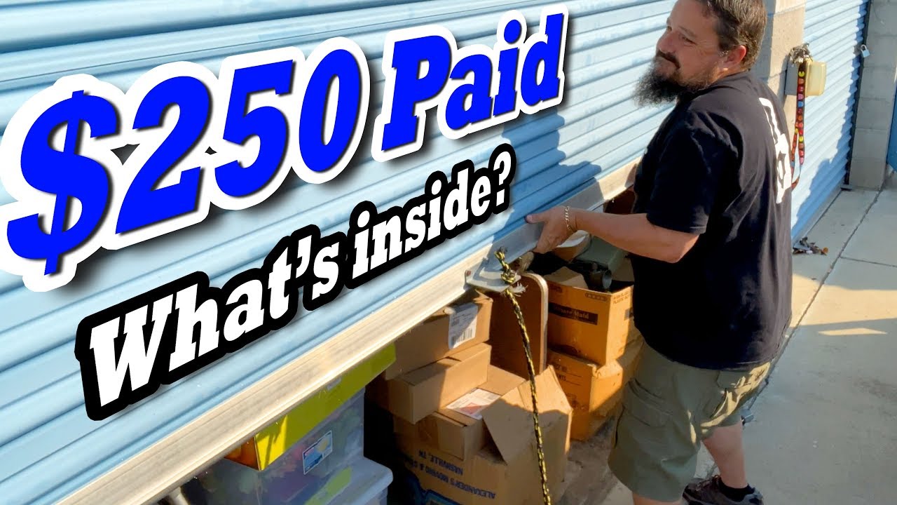 PAID $250 for this dusty, cobwebbed locker at the abandoned storage ...