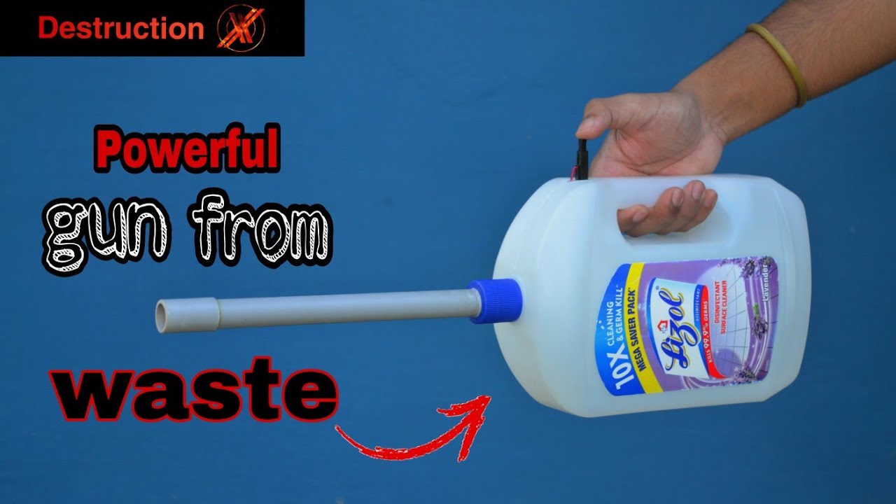 How to make a powerful alcohol GUN at home easily . Homemade Alcohol ...