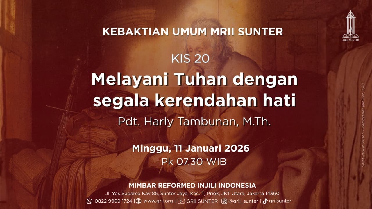 Kebaktian Umum MRII Sunter Minggu 11 Januari 2026 - YouTube