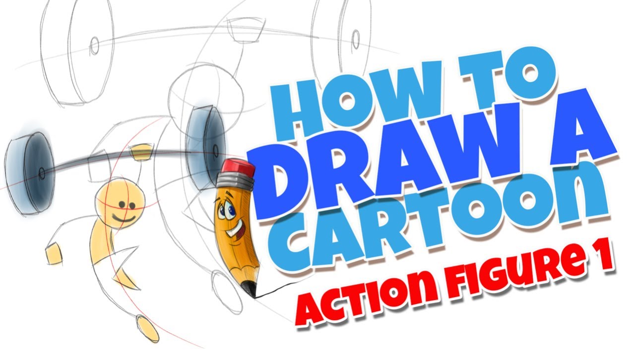 How to draw a cartoon stick figure lesson 1 | step by step - YouTube