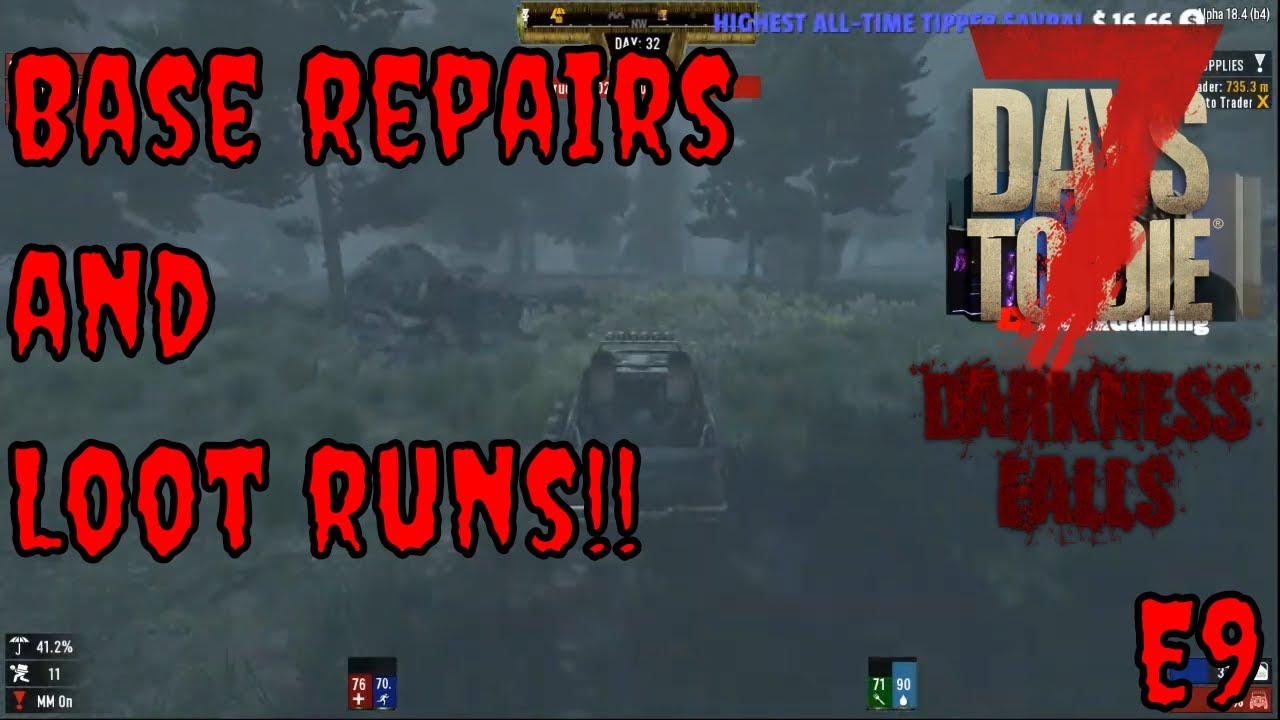 7 Days To Die | Darkness Falls | Custom Map | E9 - YouTube