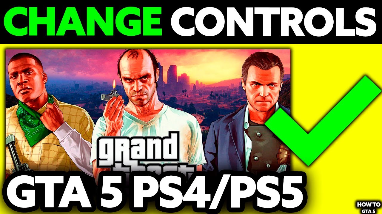 How To Change Controls GTA 5 PS4/PS5 2025 - (UPDATED!) - YouTube