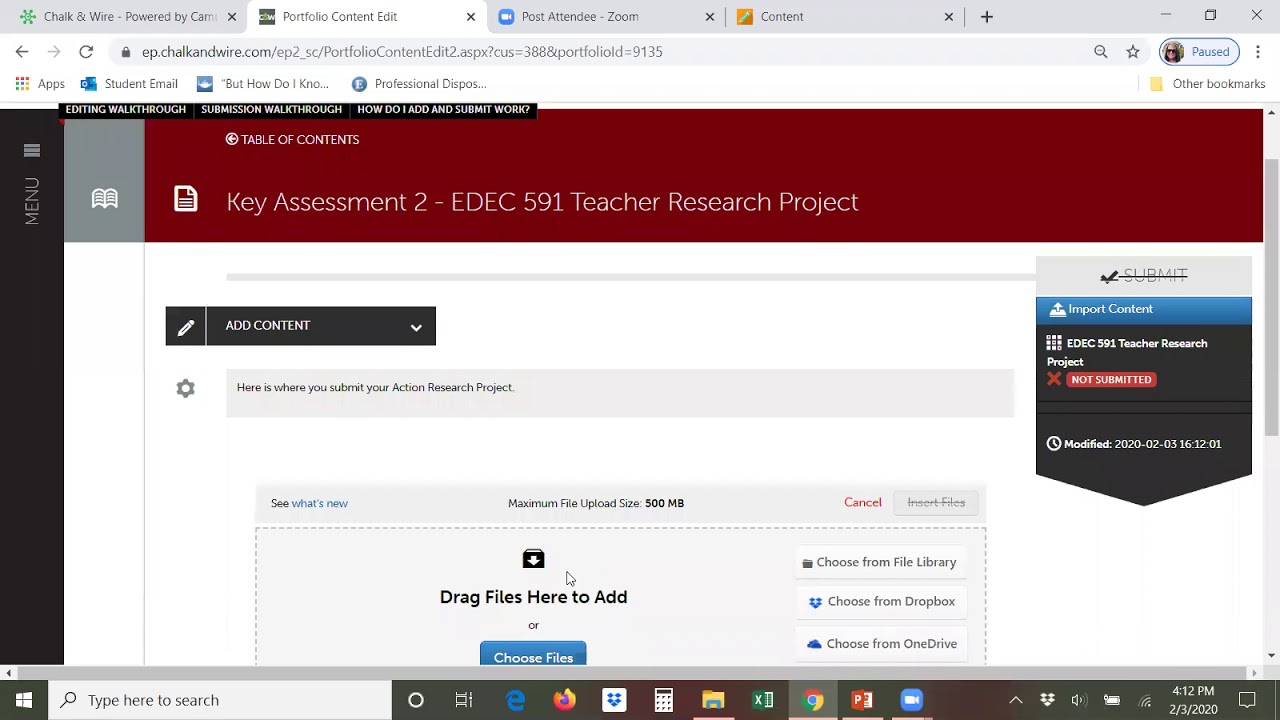 Chalk & Wire Overview for Faculty (Spring 2020) - YouTube