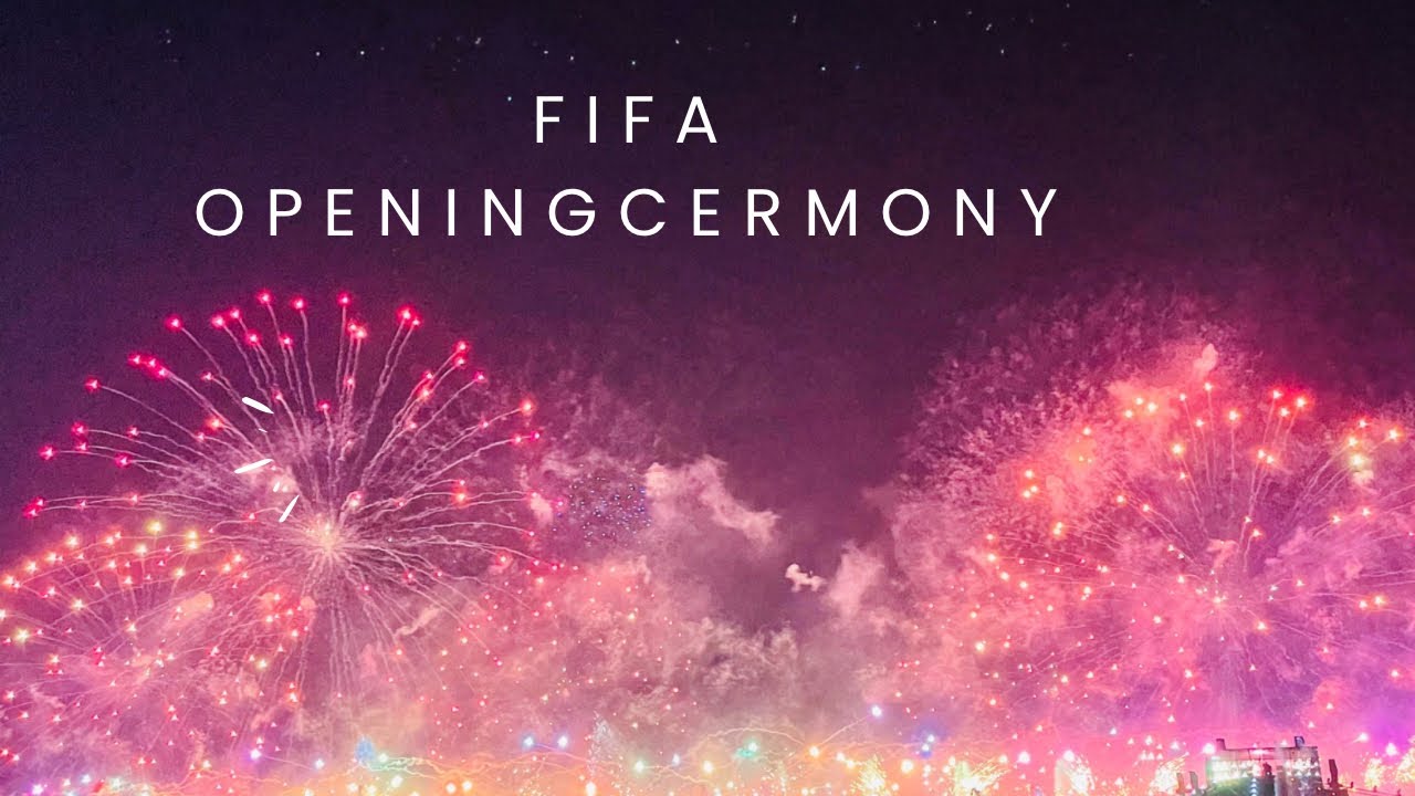 Amazing fire 🔥 works @Fifa opening ceremony #fifa#fireworks#doha - YouTube