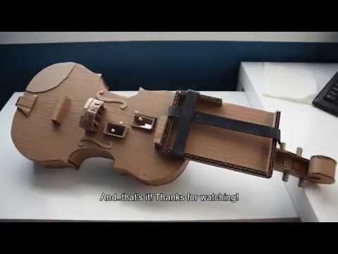 Cardboard Violin [Nintendo Labo Contest Entry] - YouTube